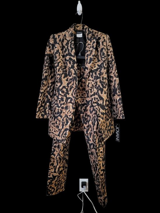 Jovani | Pants & Jumpsuits | Jovani Leopard Print Sexy Pantsuit Nwt ...